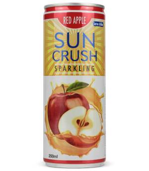 Sun Crush Red Apple Sparkling Drink 250ml – Divine
